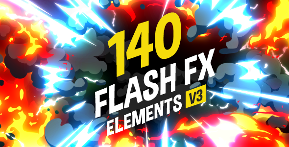 140 Flash FX Elements, After Effects Project Files | VideoHive